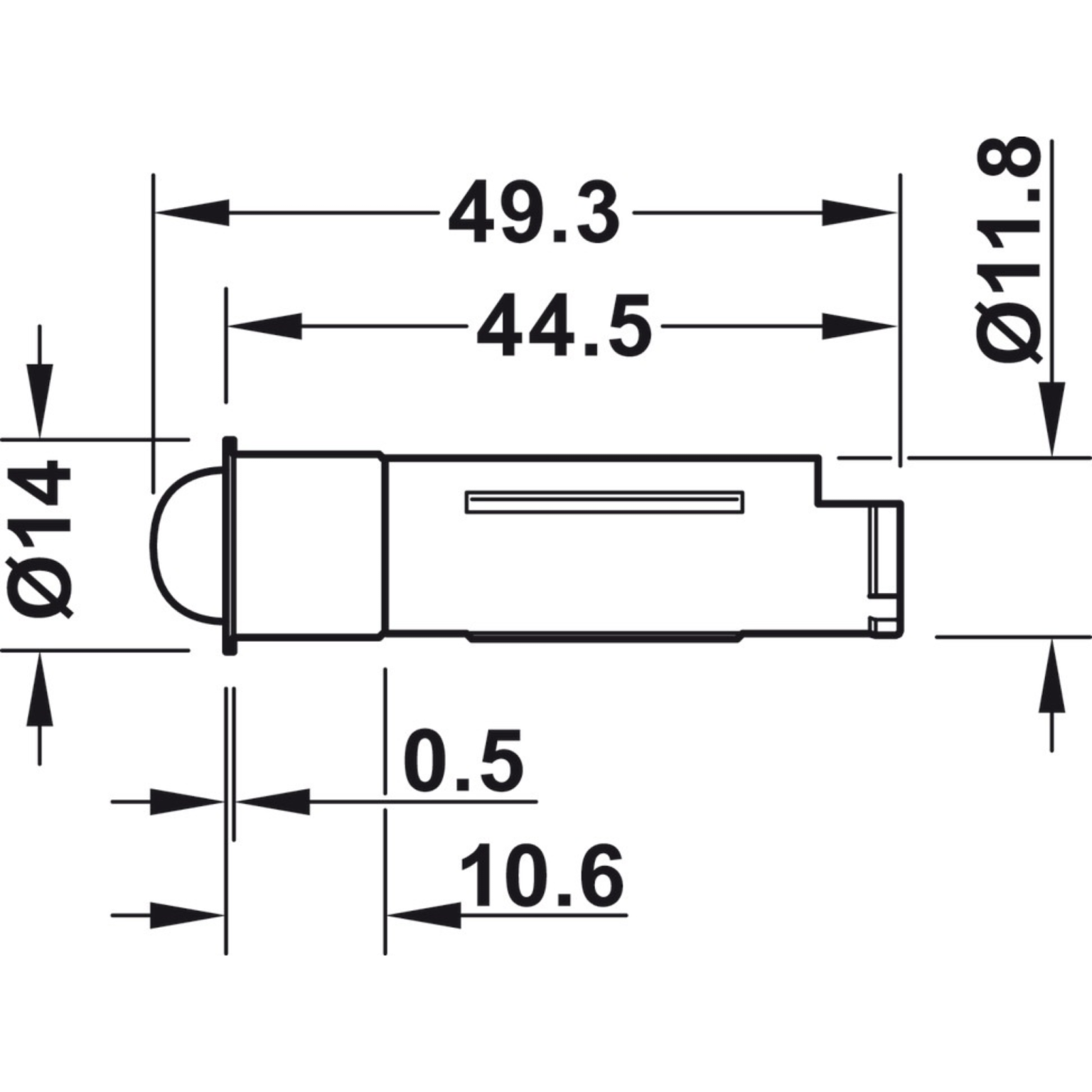 Sensor de movimientos 3 mts 90 grados HAFELE - JP Herrajes y Complemetos